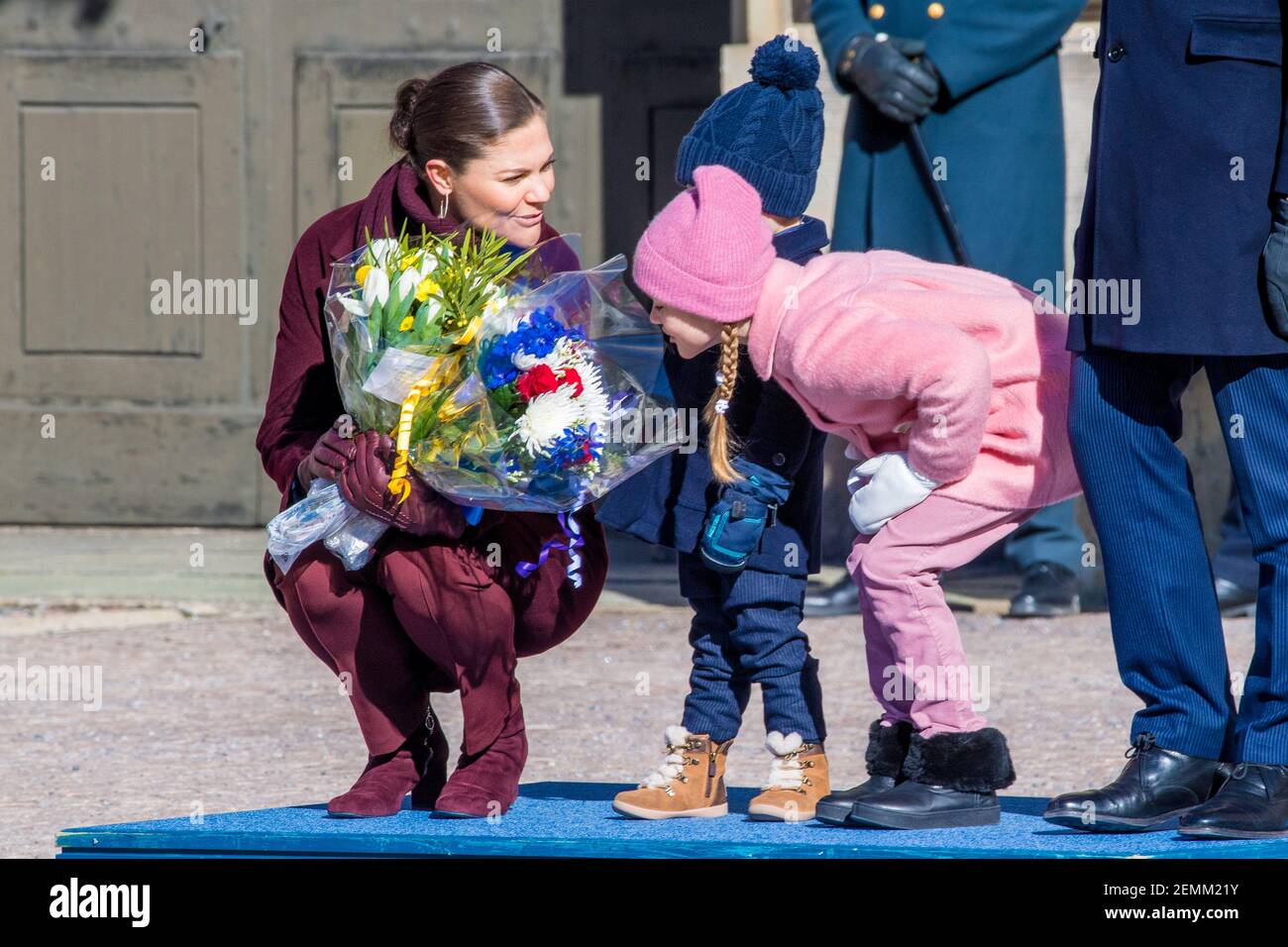 Kronprinzessin Victoria, Prinz Daniel, Prinzessin Estelle und Prinz ...
