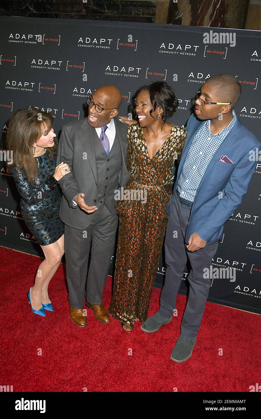 Susan Lucci, Al Roker, Deborah Roberts und Sohn Nick Roker nehmen am 14 ...