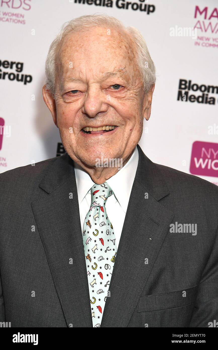 Bob Scheiffer von CBS nimmt an den Matrix Awards 2019 Teil, die Frauen ...