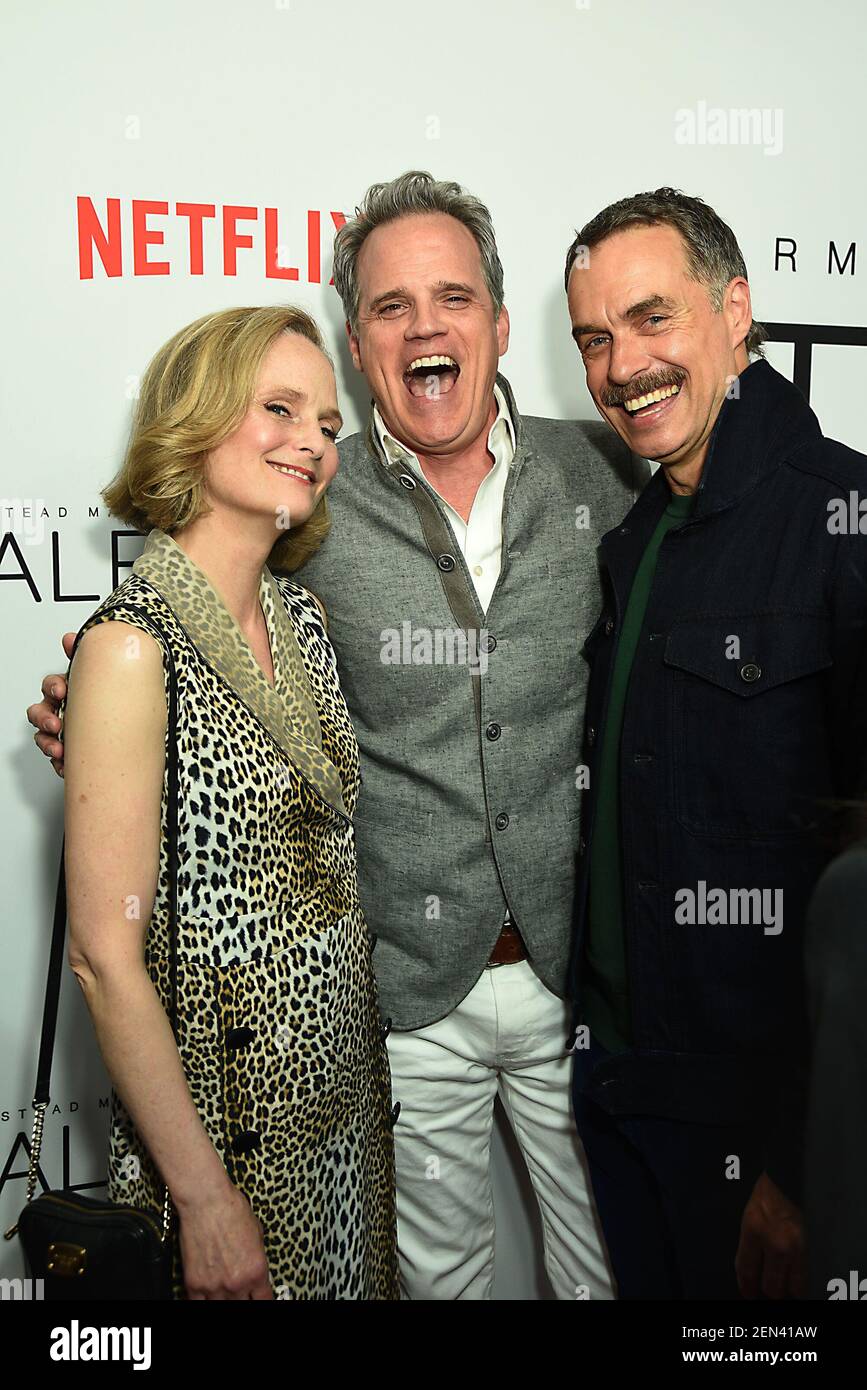 Die Schauspieler Barbara Garrick, Michael Park & Murray Bartlett, alle ...