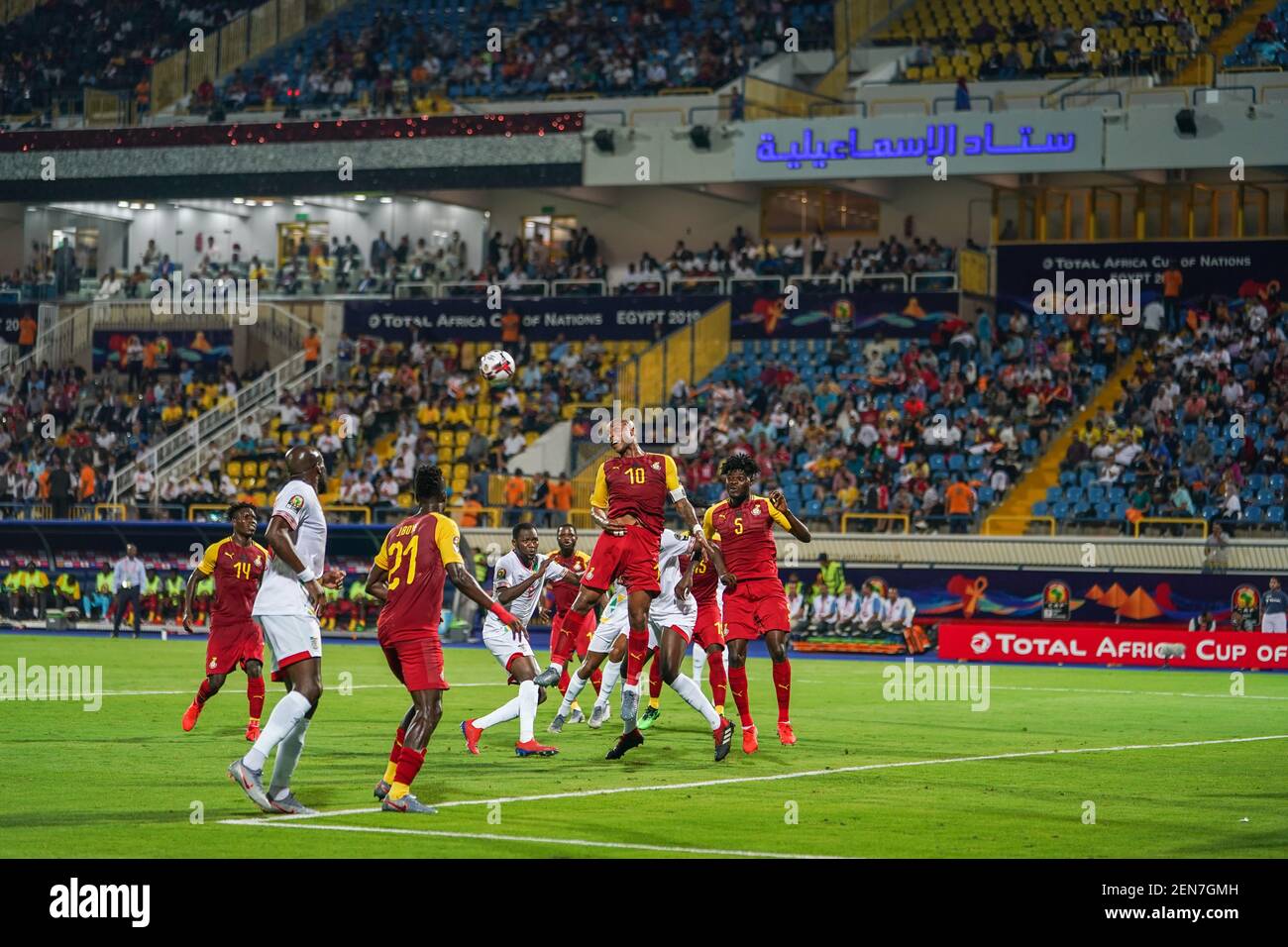 25. Juni 2019: Andre Morgan Rami Ayew aus Ghana geht beim African Cup ...