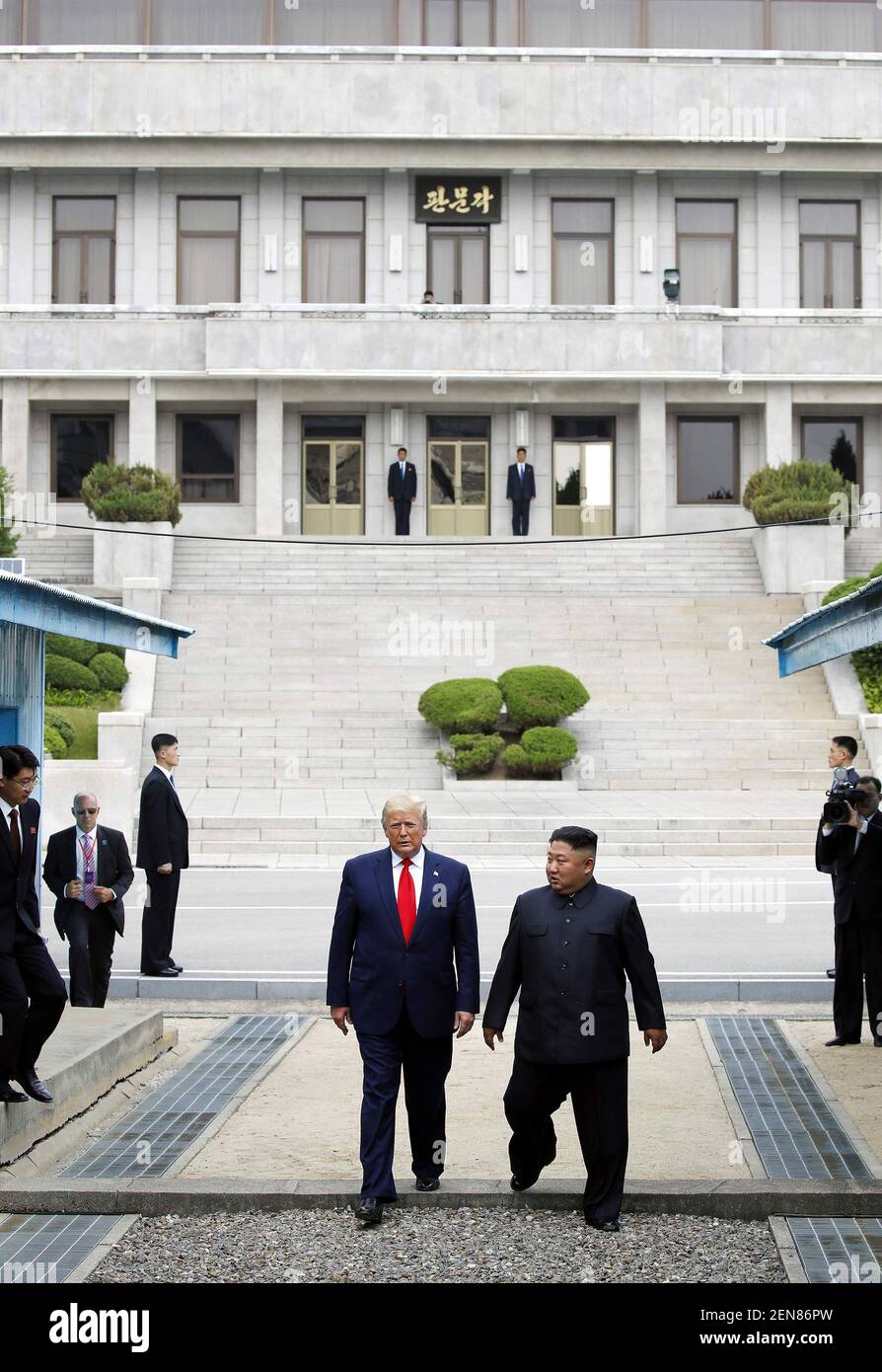 30. Juni 2019 - Panmunjom, Südkorea : (in diesem Handout-Foto von Dong ...