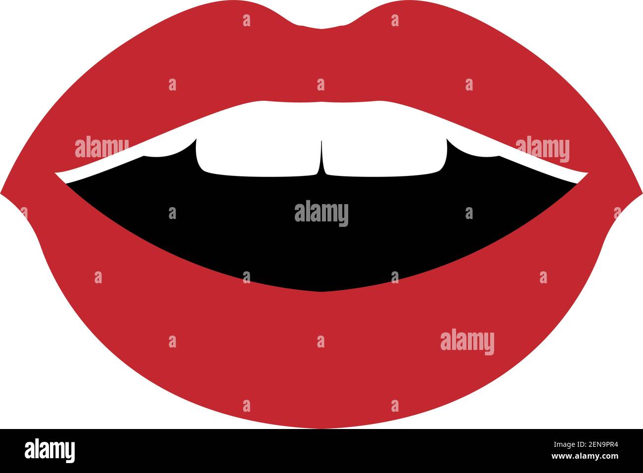 Mund symbol vektor -Fotos und -Bildmaterial in hoher Auflösung – Alamy