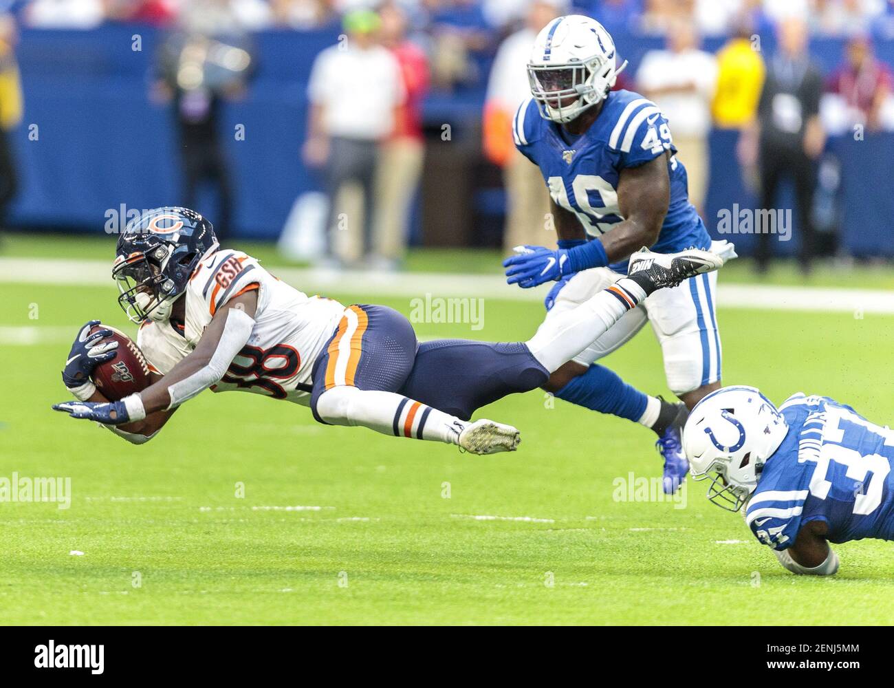 24. August 2019: Chicago Bears läuft zurück Kerrith Whyte Jr. (38 ...