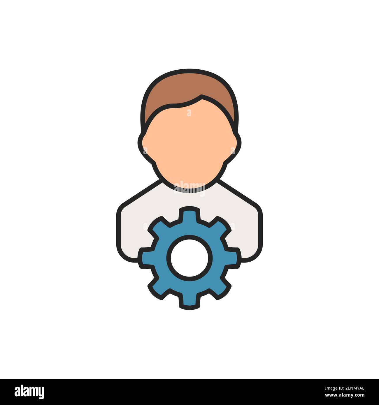 Professional Services Symbol, Farbe, Linie, Kontur Vektor-Zeichen ...