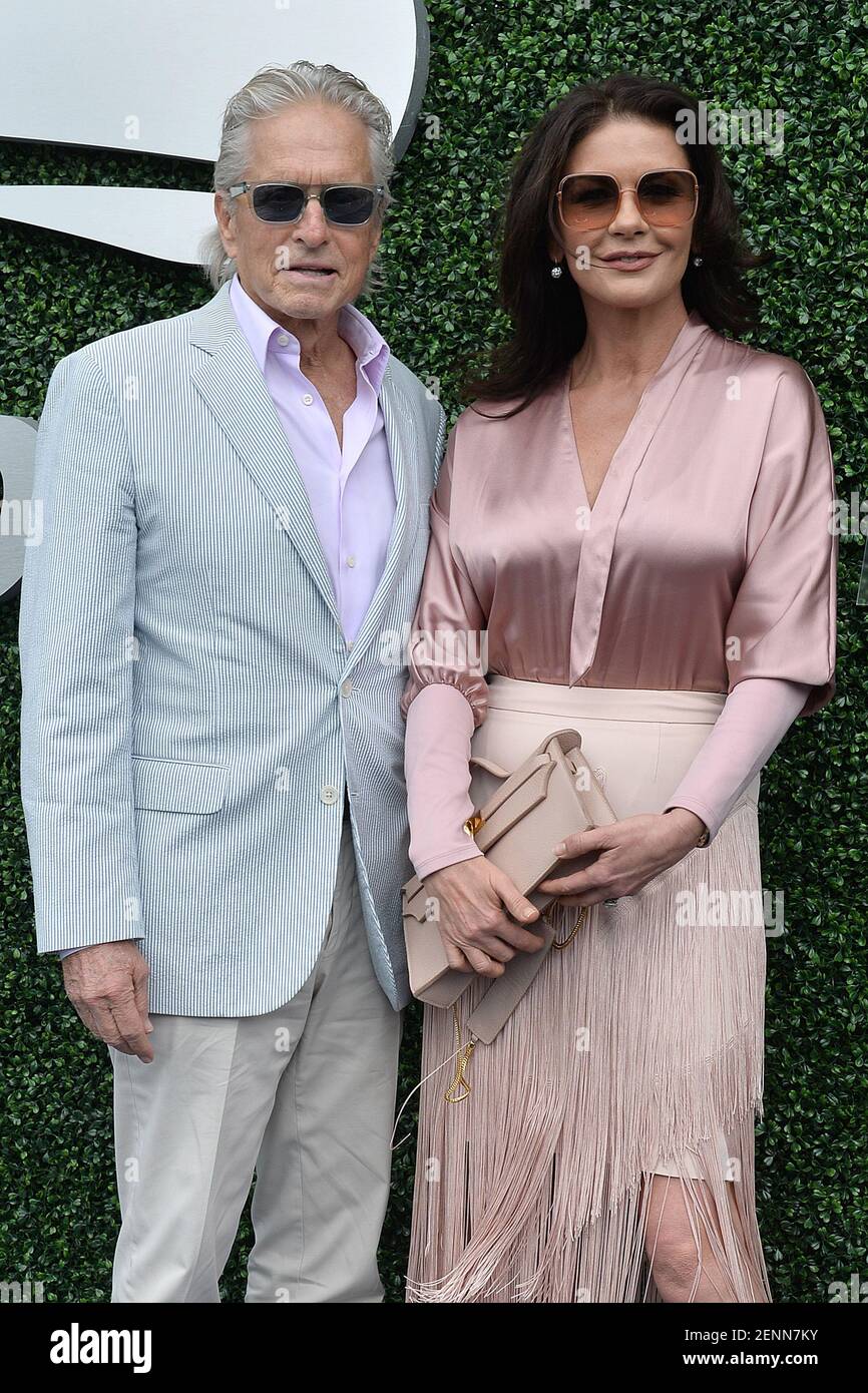 (L-R) Michael Douglas und Catherine Zeta-Jones nehmen am 14. Tag der US ...