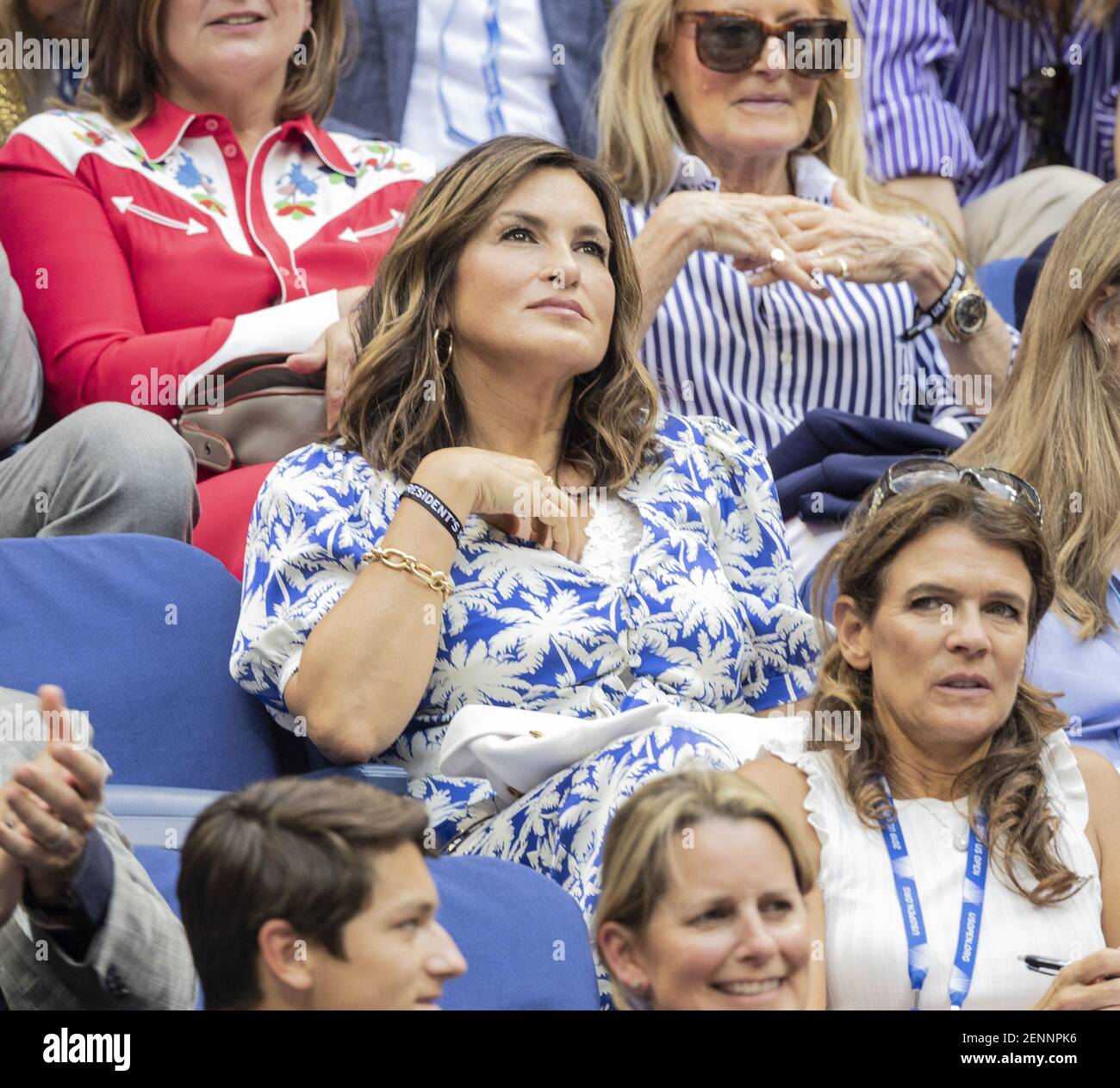 Mariska Hargitay besuchen US Open Championships Herren Finale zwischen ...