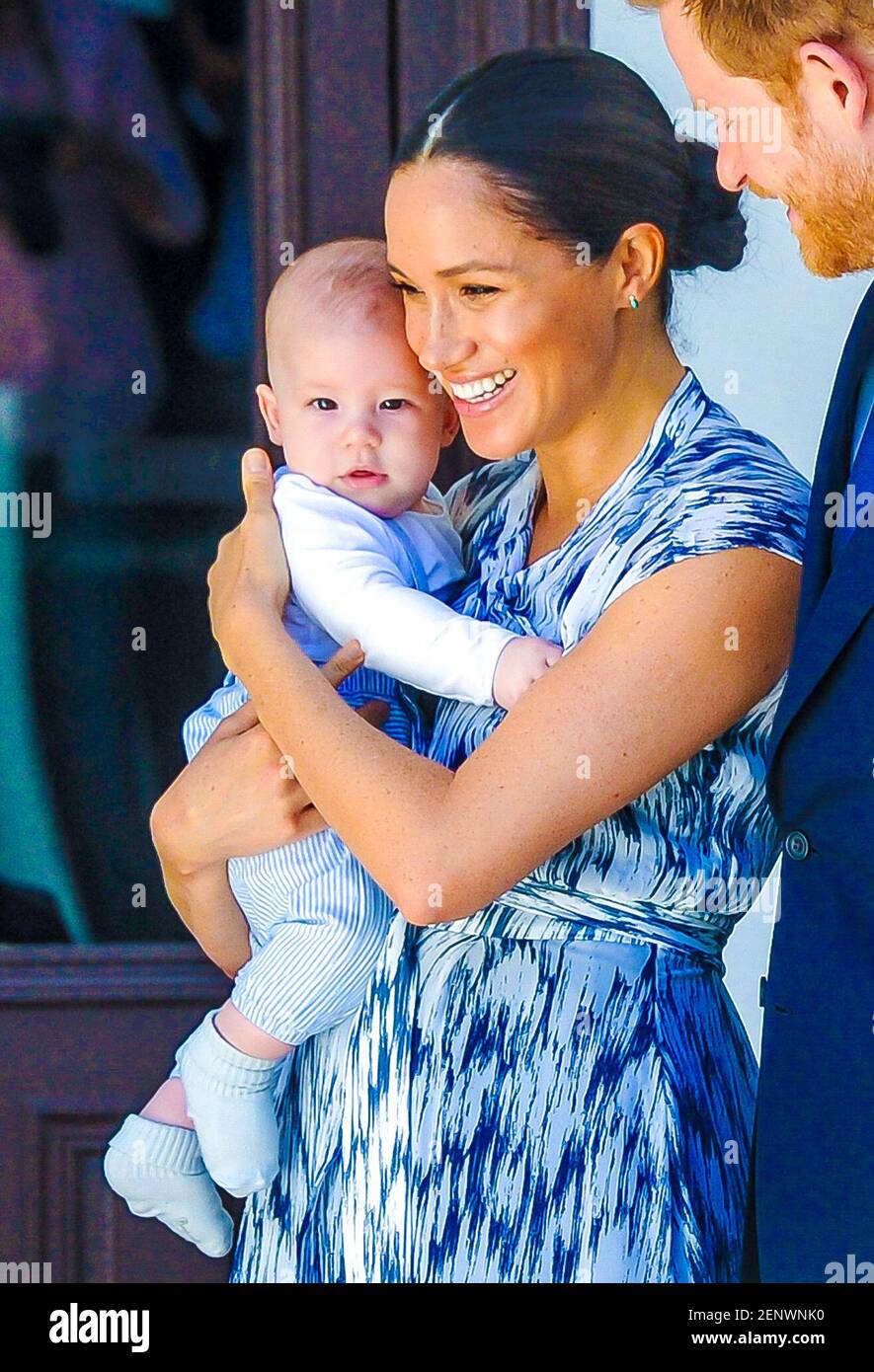 Prinz Harry und Meghan Herzogin von Sussex, mit dem Baby Son Archie ...