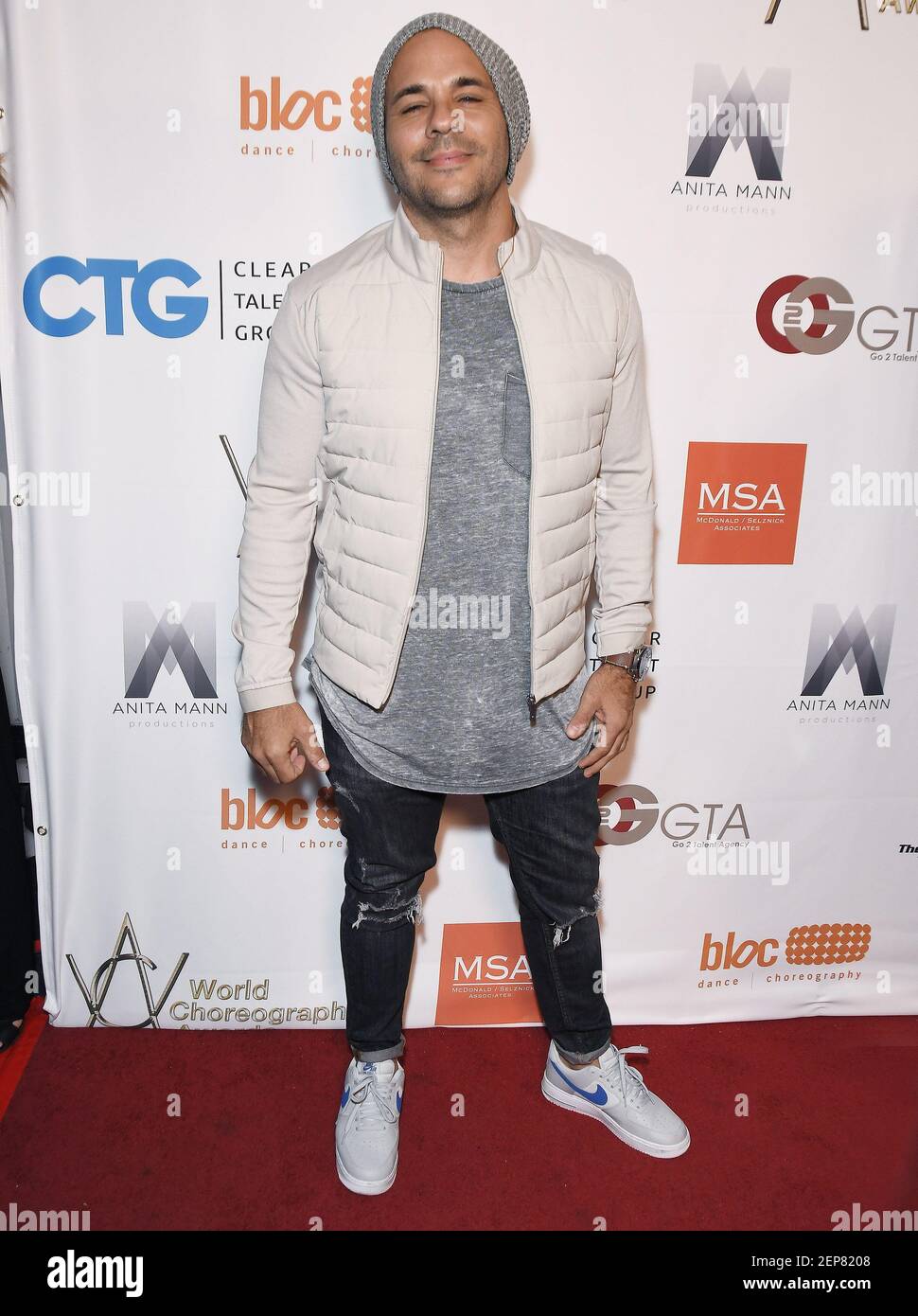 Anthony Nardolillo bei den Annual Choreography Awards 9th, die am ...