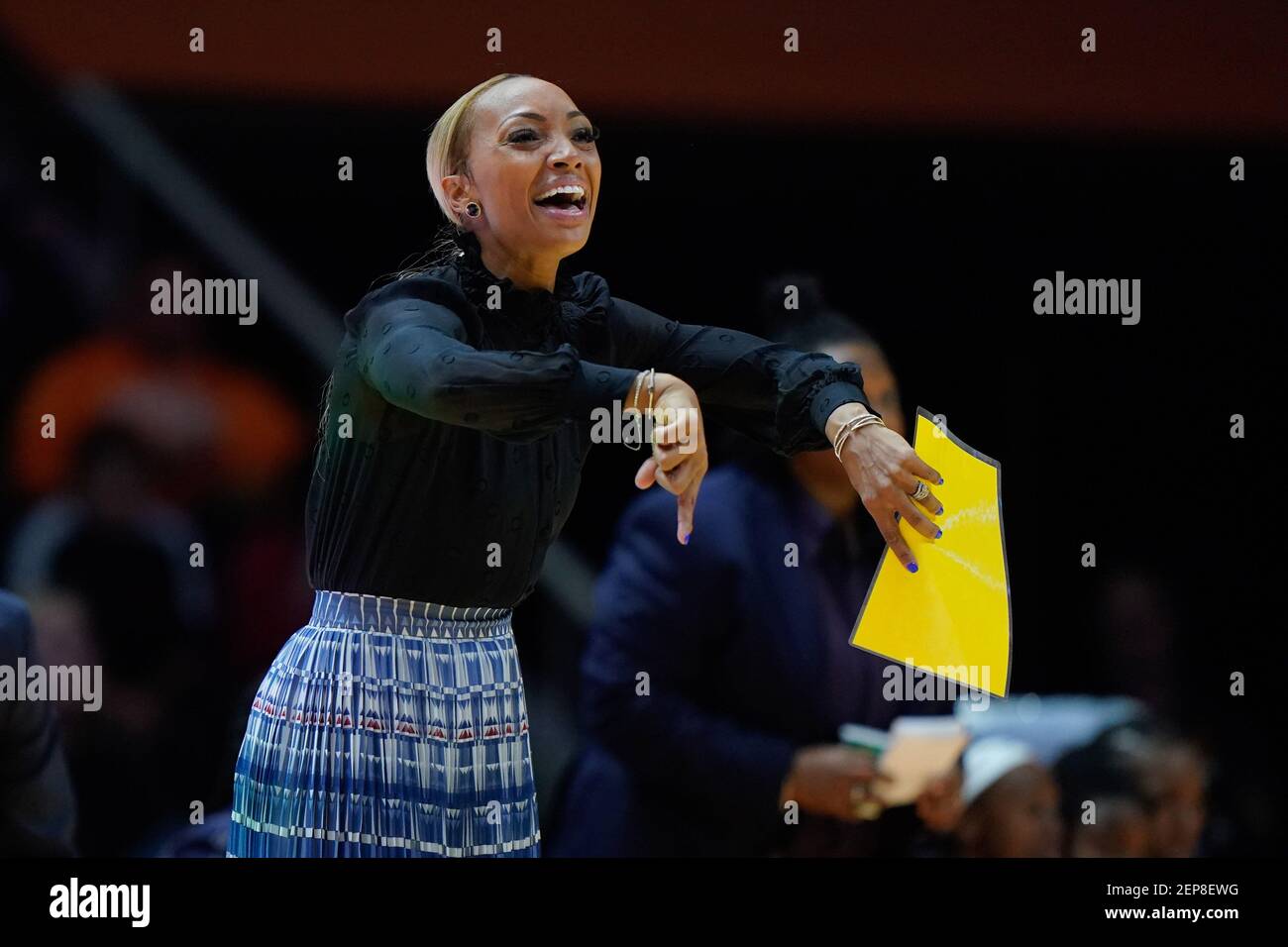 14. November 2019: Chefcoach Jessica Kern von den Tennessee State Lady ...