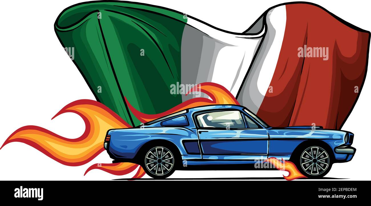 Rennwagen flagge Stock-Vektorgrafiken kaufen - Alamy