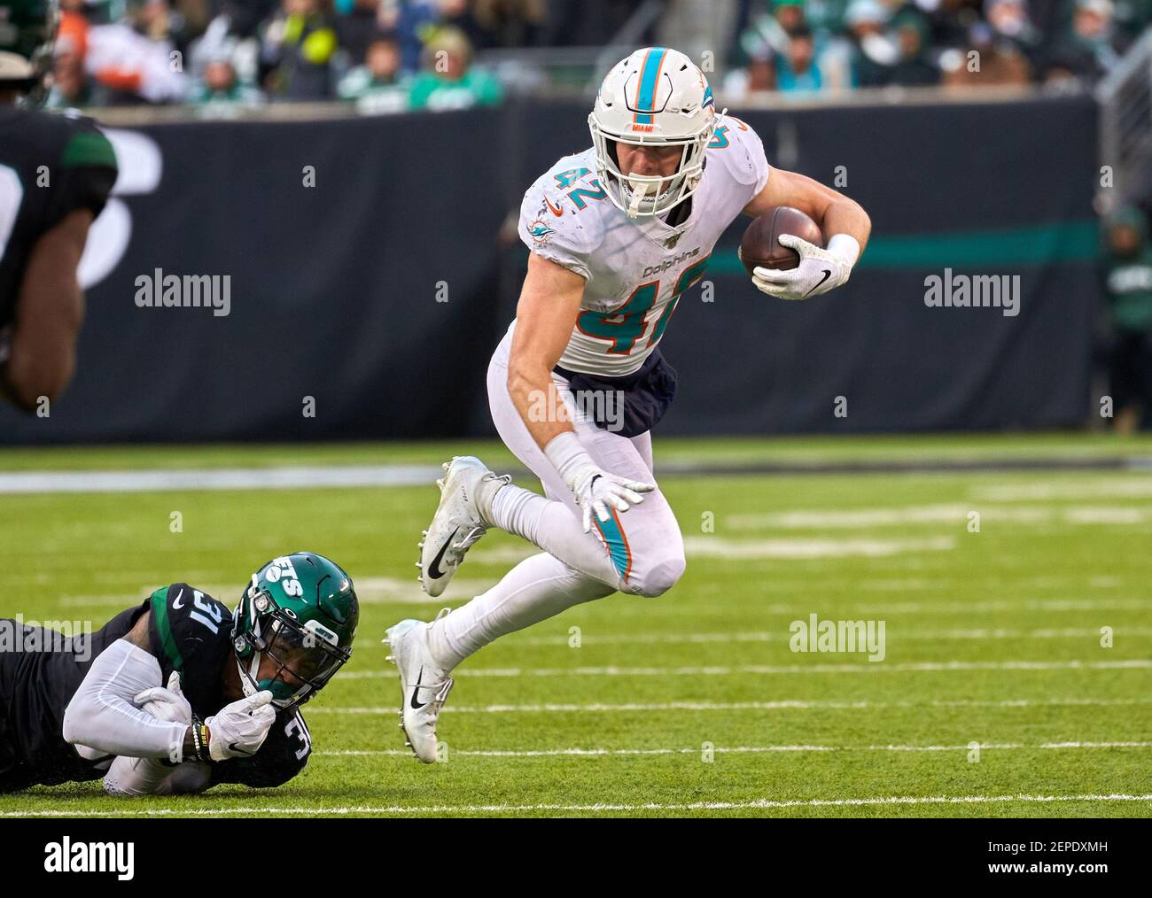 8. Dezember 2019, East Rutherford, New Jersey, USA: Miami Dolphins ...