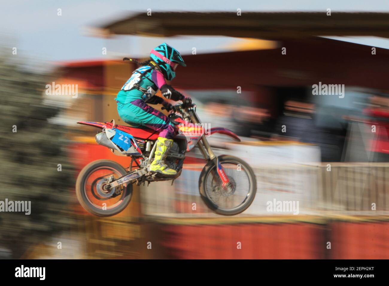 2nd Frauen Motocross-Meisterschaft wurde in drei Klassen 65, 150 und ...