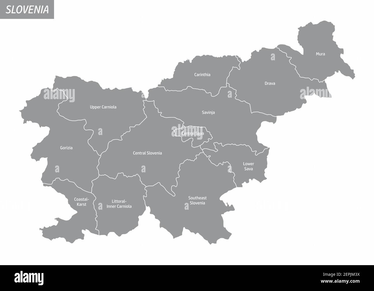 Slowenien karte -Fotos und -Bildmaterial in hoher Auflösung – Alamy