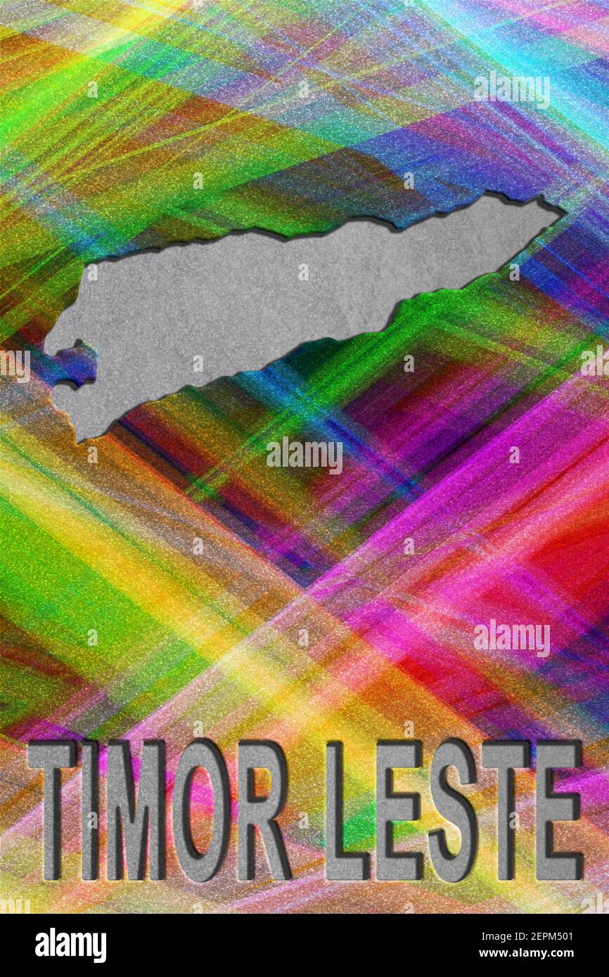 Karte Von Timor Leste Stockfotos und -bilder Kaufen - Alamy