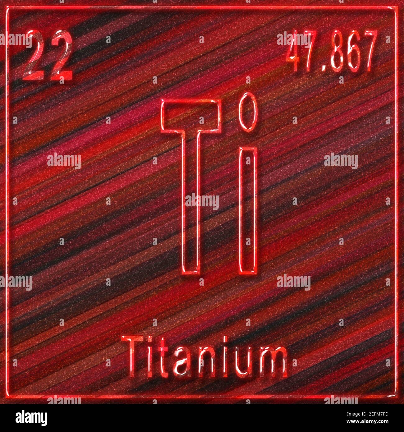 Periodic Table Elements Titanium Stockfotos und -bilder Kaufen - Alamy