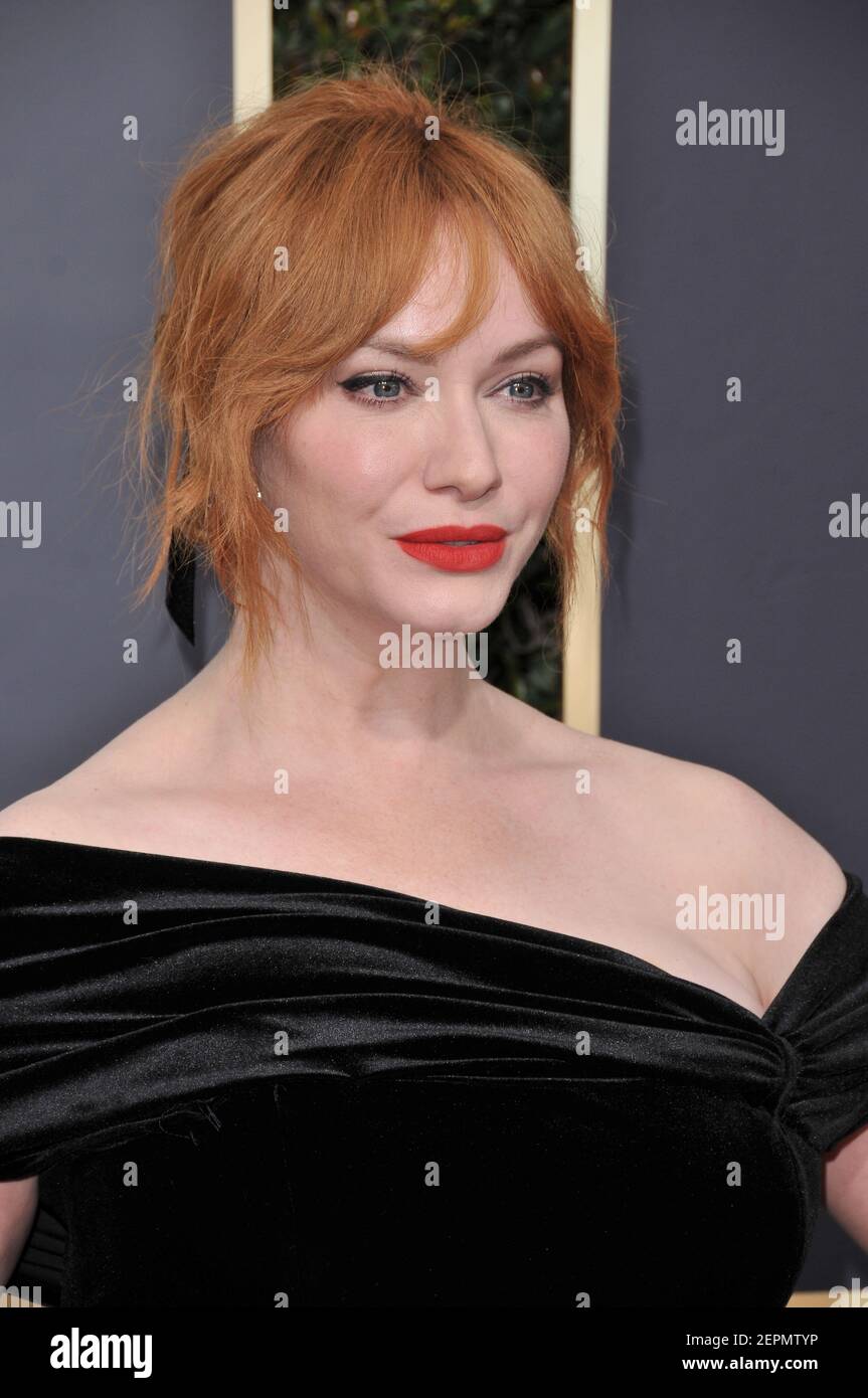 Christina Hendricks bei den Golden Globe Awards 75th, die am 7. Januar ...