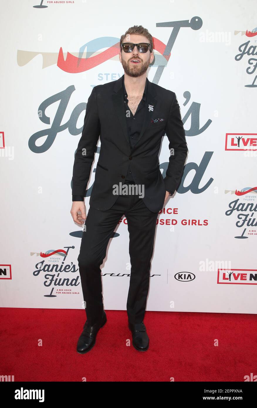 LOS ANGELES, Ca - 28. Januar: Jon Foster, Steven Tyler und Live Nation ...