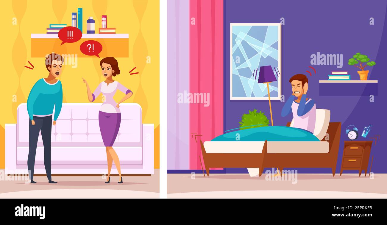 Streit cartoon -Fotos und -Bildmaterial in hoher Auflösung – Alamy