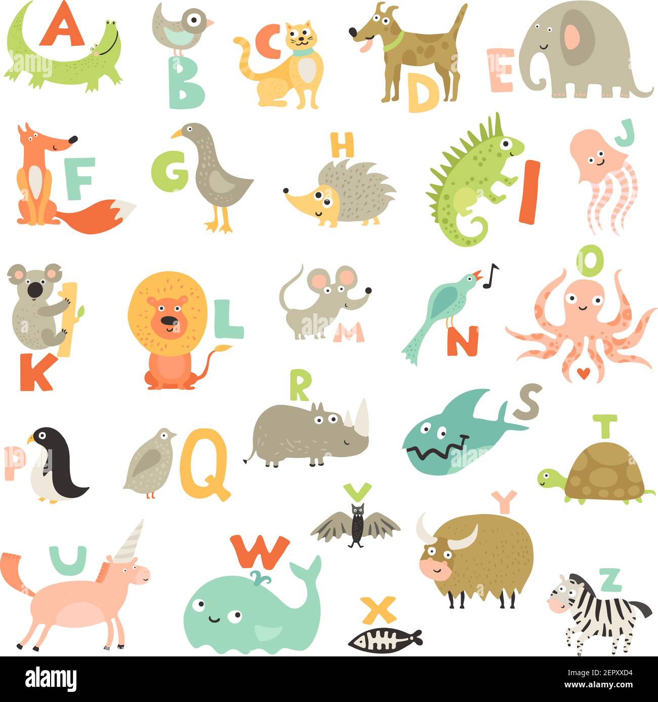 Komplette Kinder abc Alphabet für Babys Kleinkinder Vorschulkinder mit ...