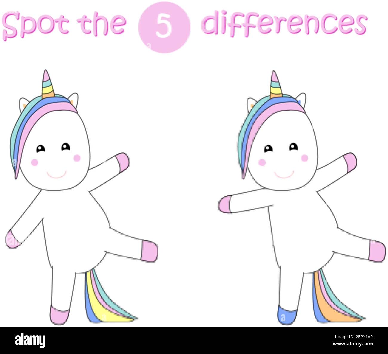 Spot the differences -Fotos und -Bildmaterial in hoher Auflösung – Alamy