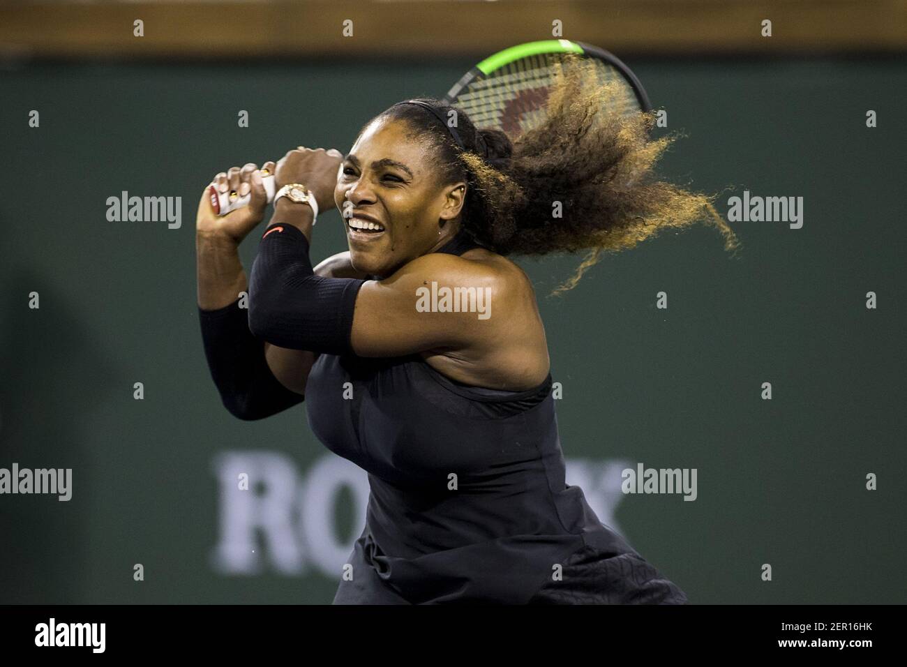 08. März 2018: Serena Williams (USA) besiegte Zarina Diyas (KAZ) 7-5, 6 ...