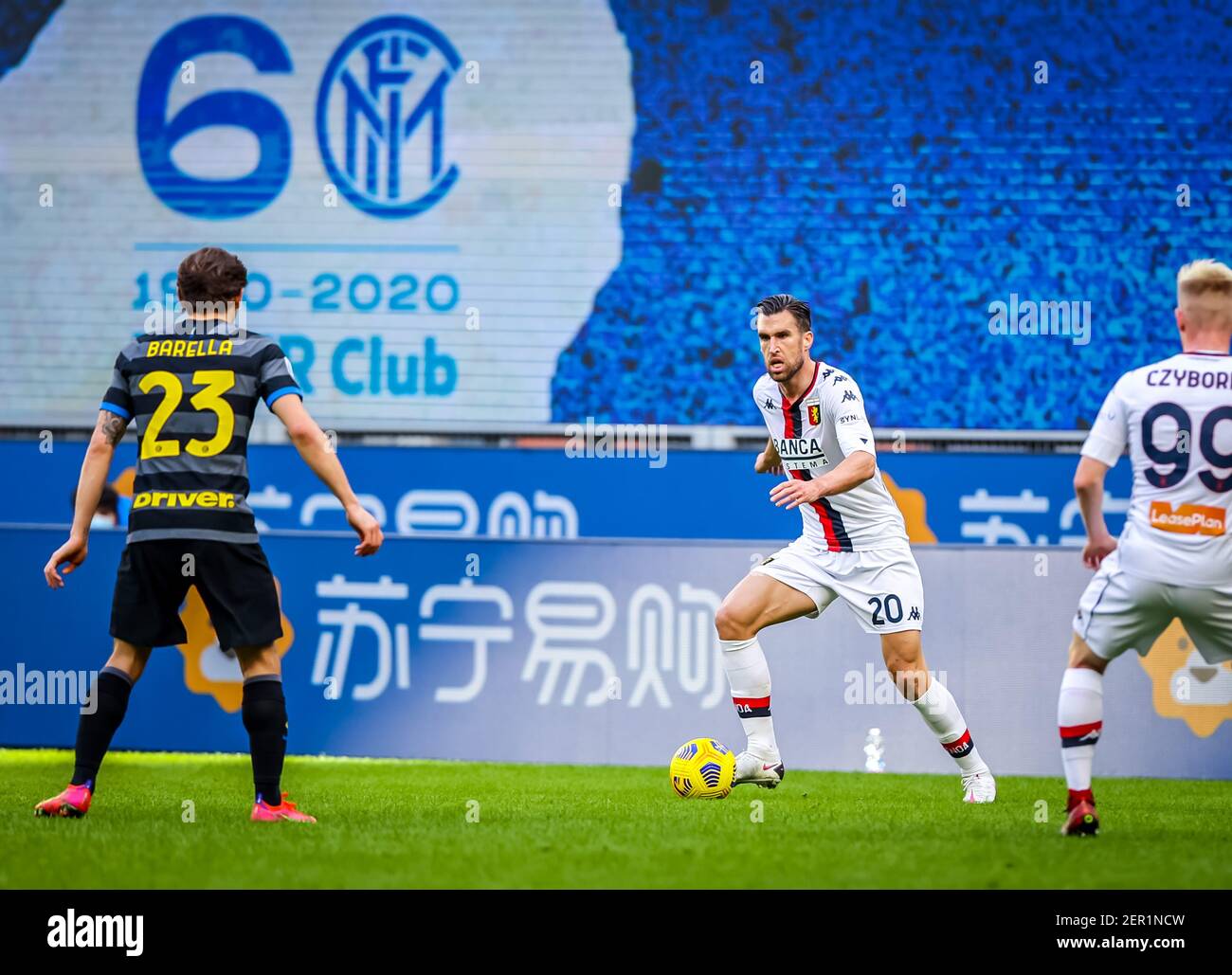 Giuseppe Meazza Stadion, Mailand, Italien, 28 Feb 2021, Kevin Strootman ...