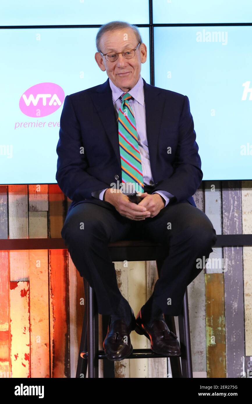 MIAMI, FL - 19. MÄRZ: Stephen M. Ross wird bei der 2018 Miami Open Hard ...
