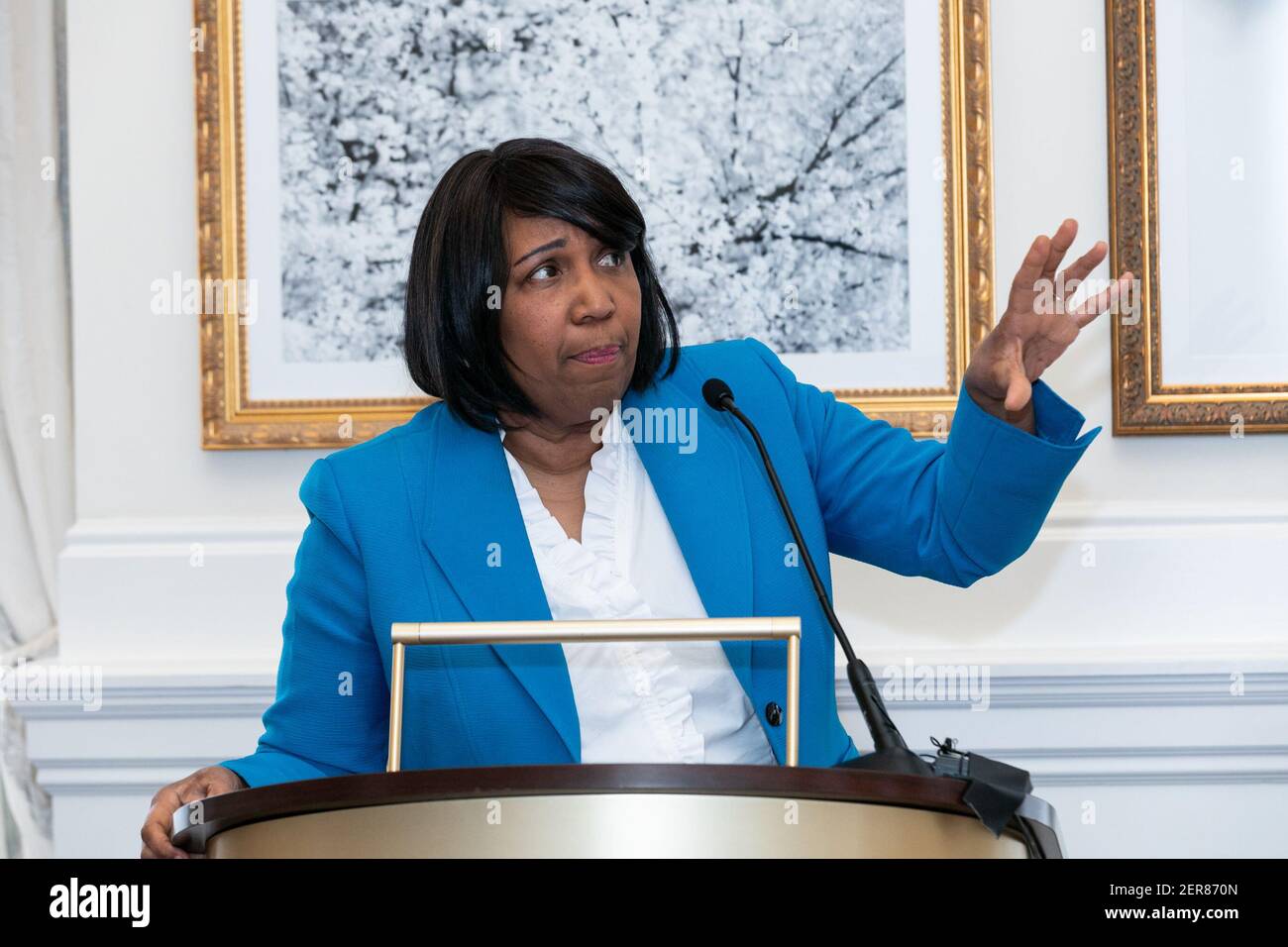 Mrs. Candy Carson hält die Keynote bei einem Mittagessen in ...