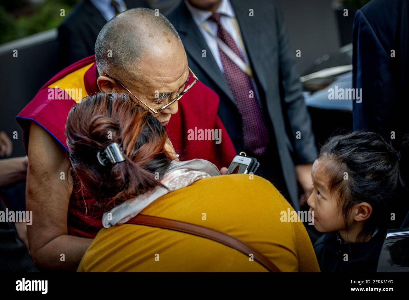 15-9-2018 ROTTERDAM - der Dalai Lama in Rotterdam . Der 83-jährige ...
