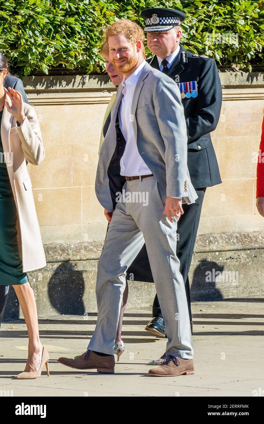 Prinz Harry und Meghan Markle, Herzog und Herzogin von Sussex begrüßen ...