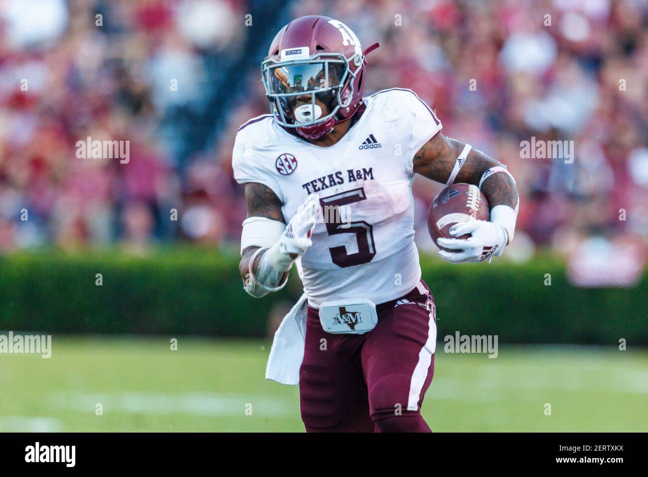 13. Oktober 2018: Texas A&M Aggies laufen zurück Trayveon Williams (5 ...