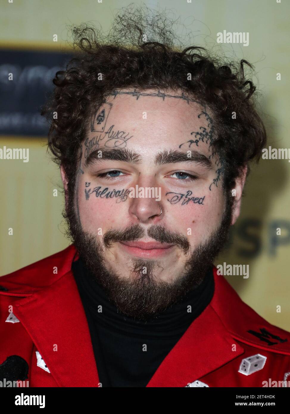 WESTWOOD, LOS ANGELES, CA, USA - DEZEMBER 01: Rapper Post Malone aka ...