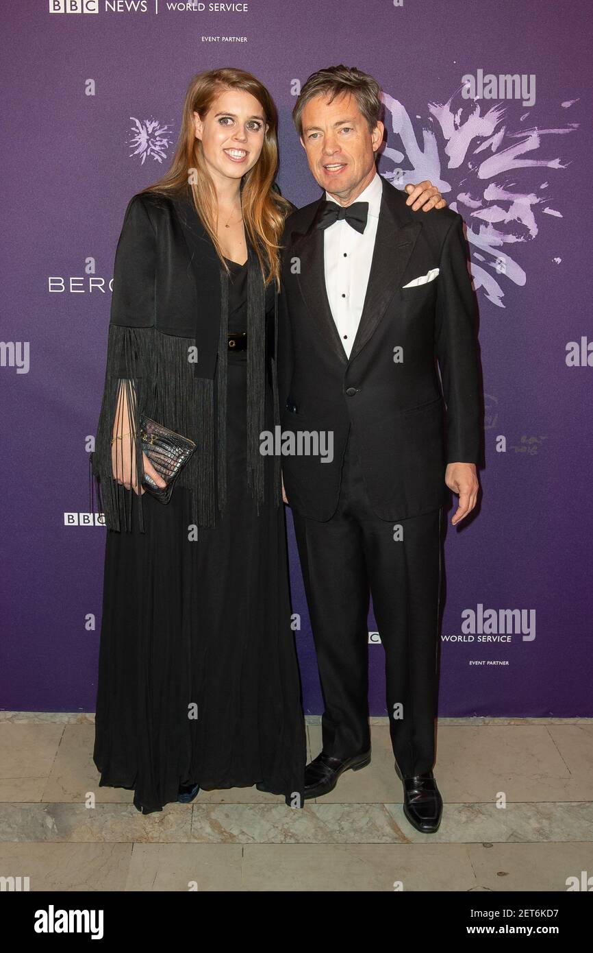 Prinzessin Beatrice von York ist mit Nicholas Berggruen bei der Ankunft ...