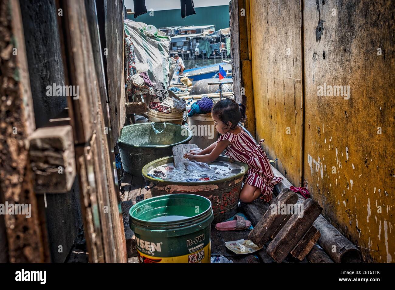 Slum area manila philippines -Fotos und -Bildmaterial in hoher Auflösung – Alamy
