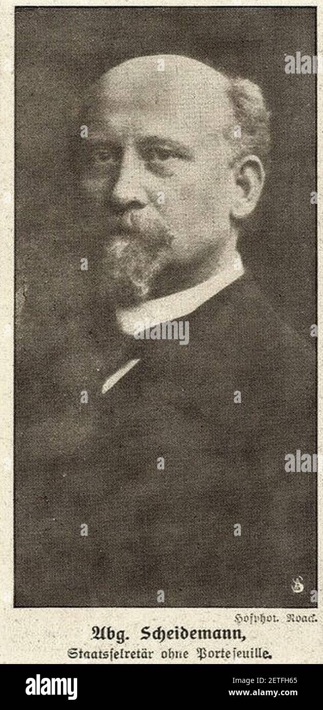 Scheidemann philipp -Fotos und -Bildmaterial in hoher Auflösung – Alamy