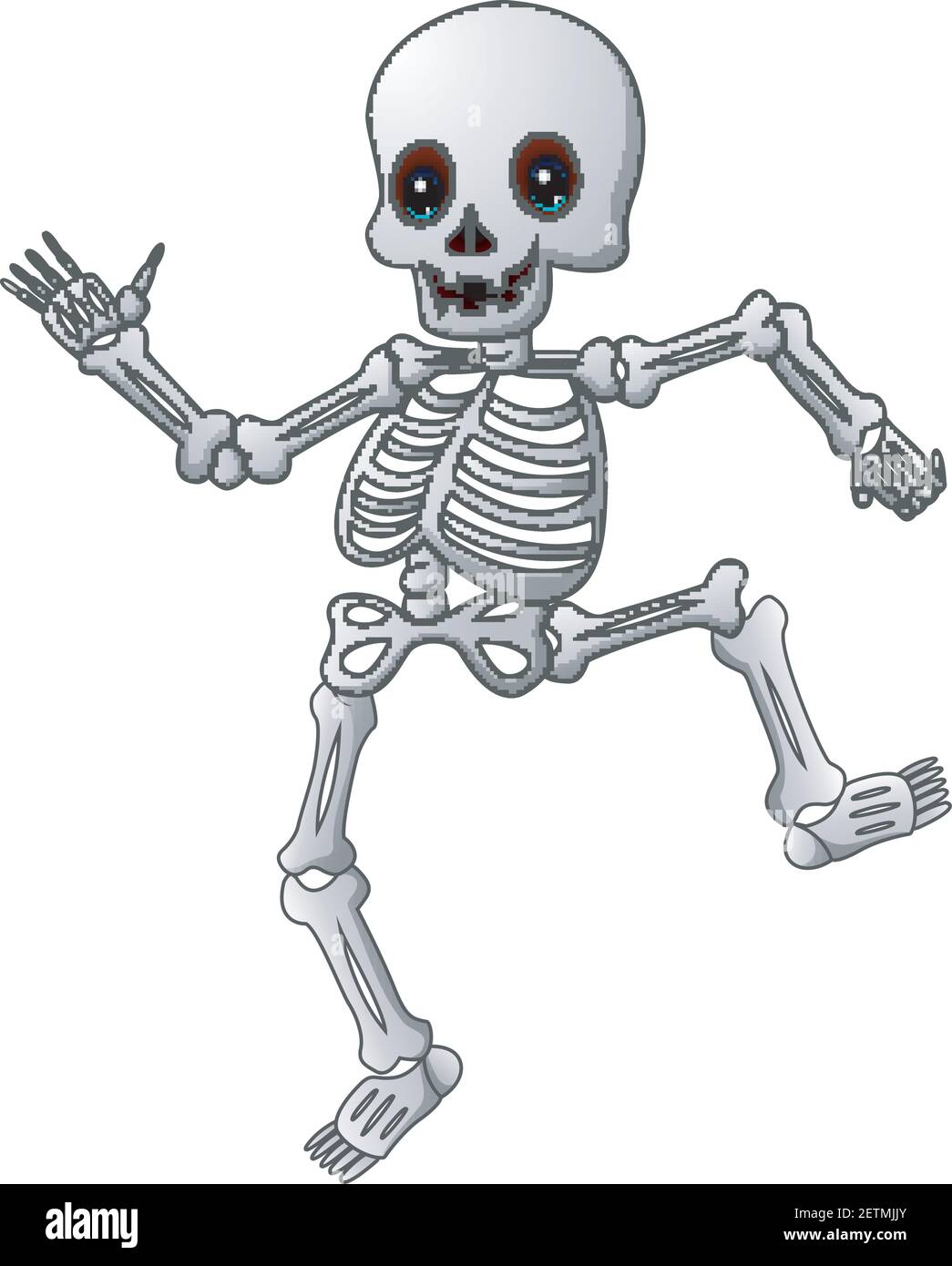 Skeleton cartoon Stock-Vektorgrafiken kaufen - Alamy