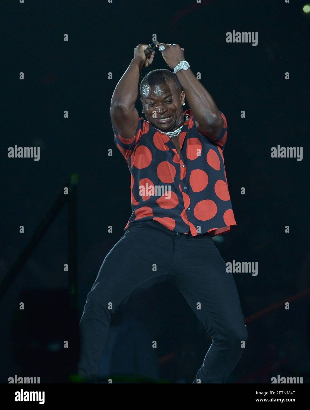 MIAMI, FL - 15. APRIL: Rapper O. T. Genasis tritt in der American ...