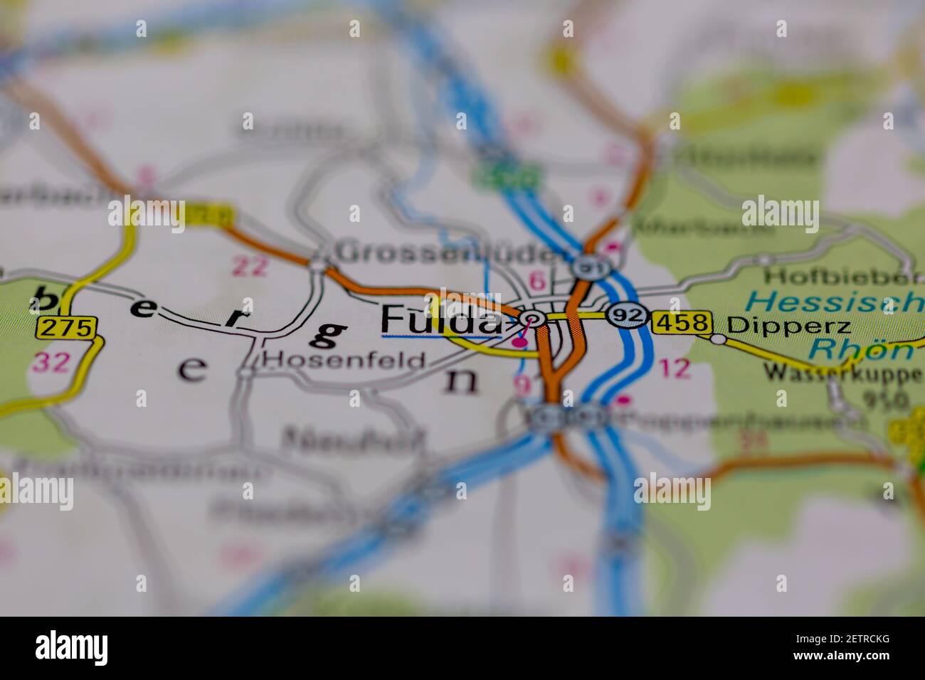 Fulda auf einer karte -Fotos und -Bildmaterial in hoher Auflösung – Alamy