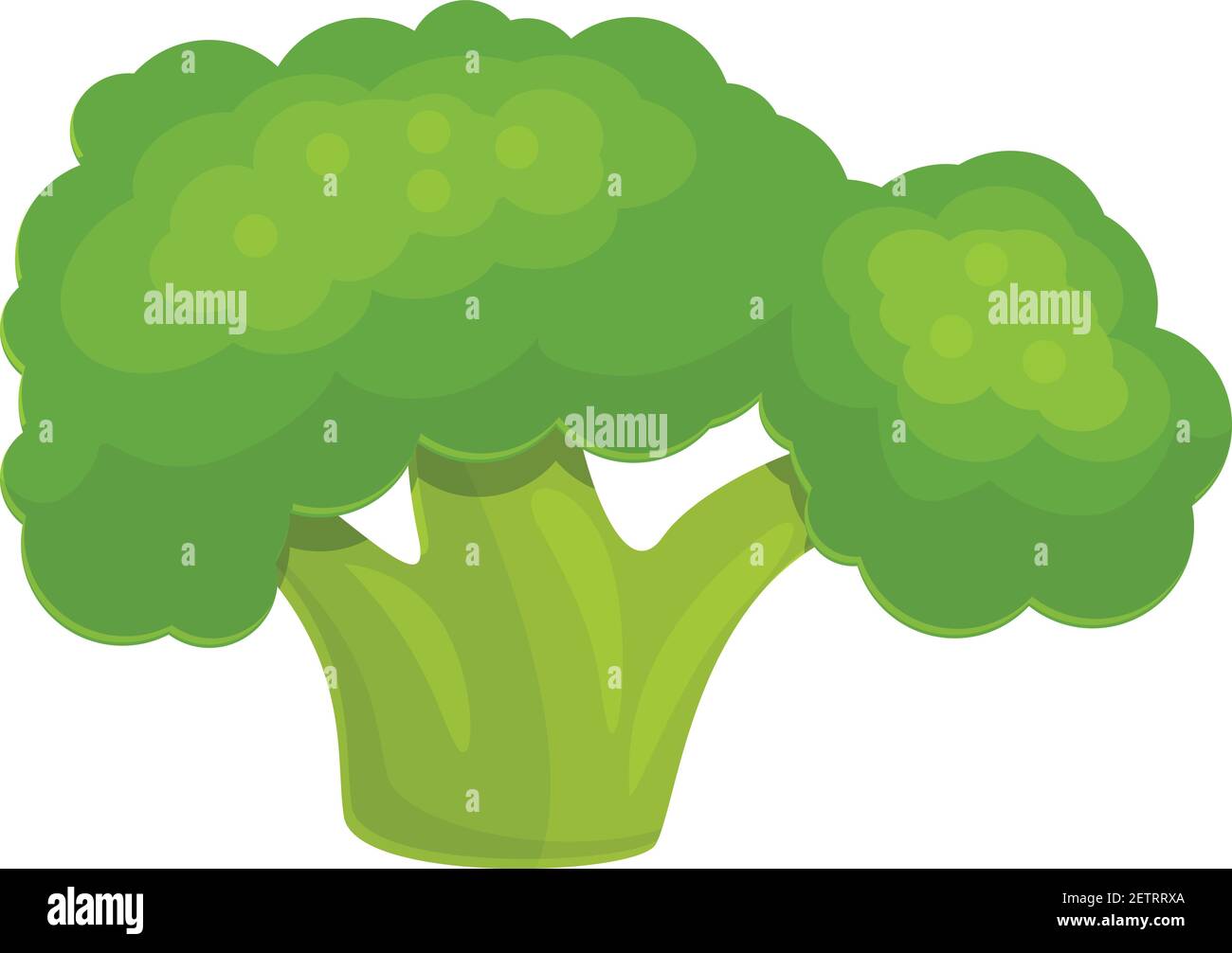 Eco Brokkoli Symbol. Cartoon von eco Brokkoli vektor Symbol für Web ...