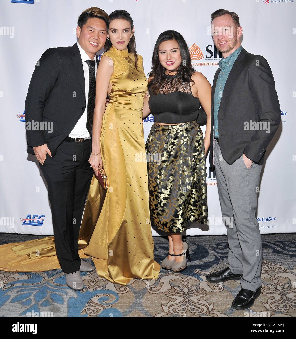 (L-R) Danny Lee, Krista kleiner, Bernie Ann Estiandan und Richie ...