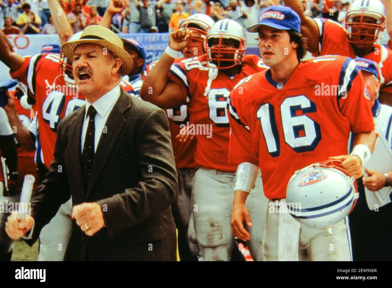 Gene Hackman, Keanu Reeves, 'The Replacements' (2000) Warner Bros ...