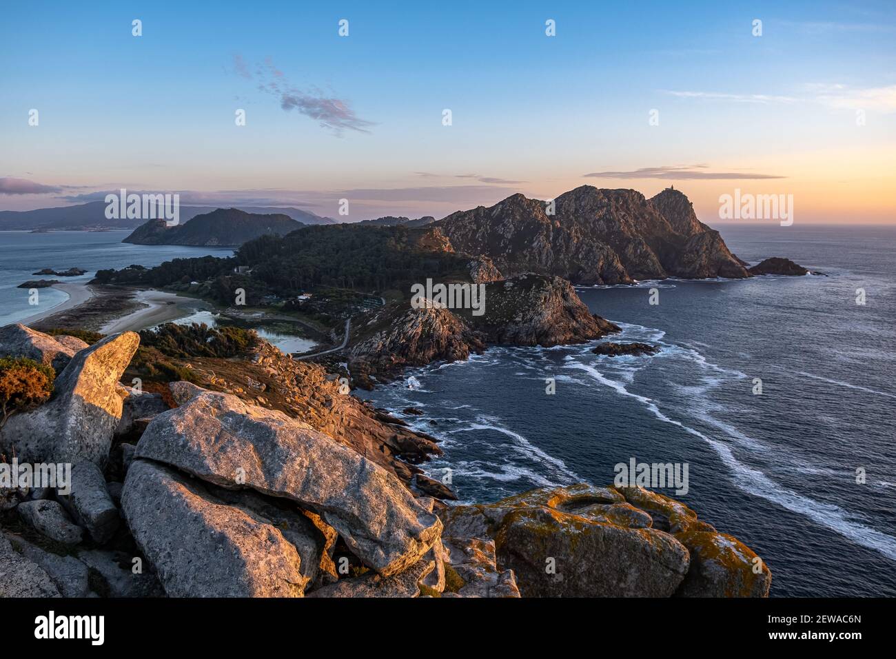 Inselgruppe Cies In Spanien