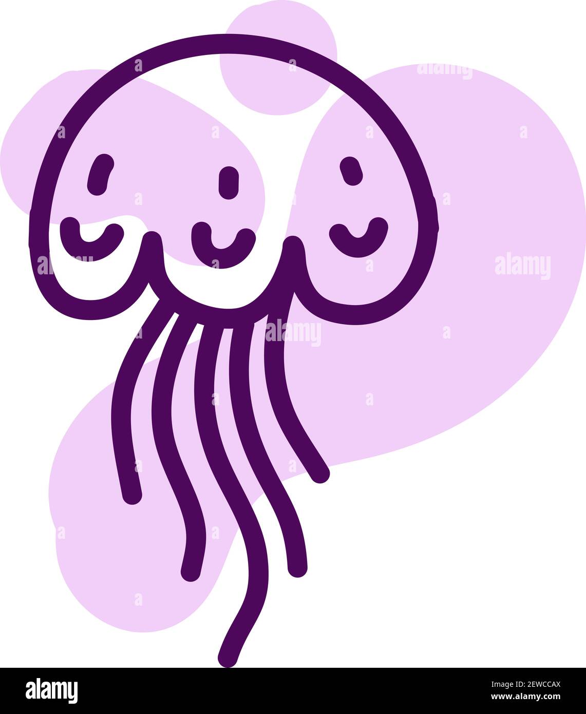 Blaue medusa Stock-Vektorgrafiken kaufen - Alamy