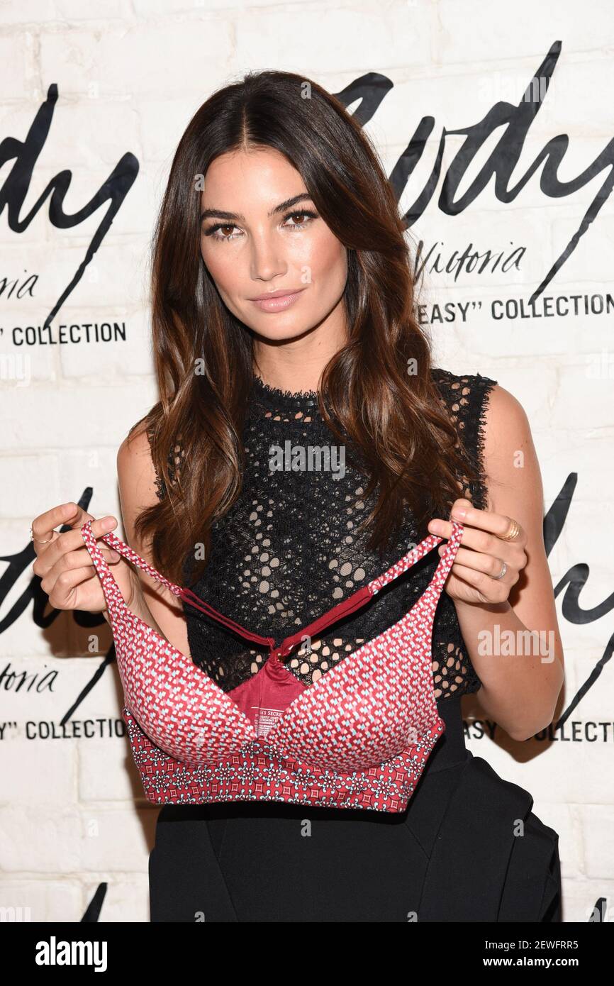 Lily Aldridge besucht NY: Celebration of the NEW BODY von Victorias ...