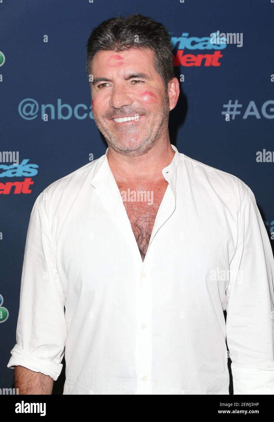 Simon Cowell nimmt an den Semi-Finals der „America's Got Talent“-Live ...