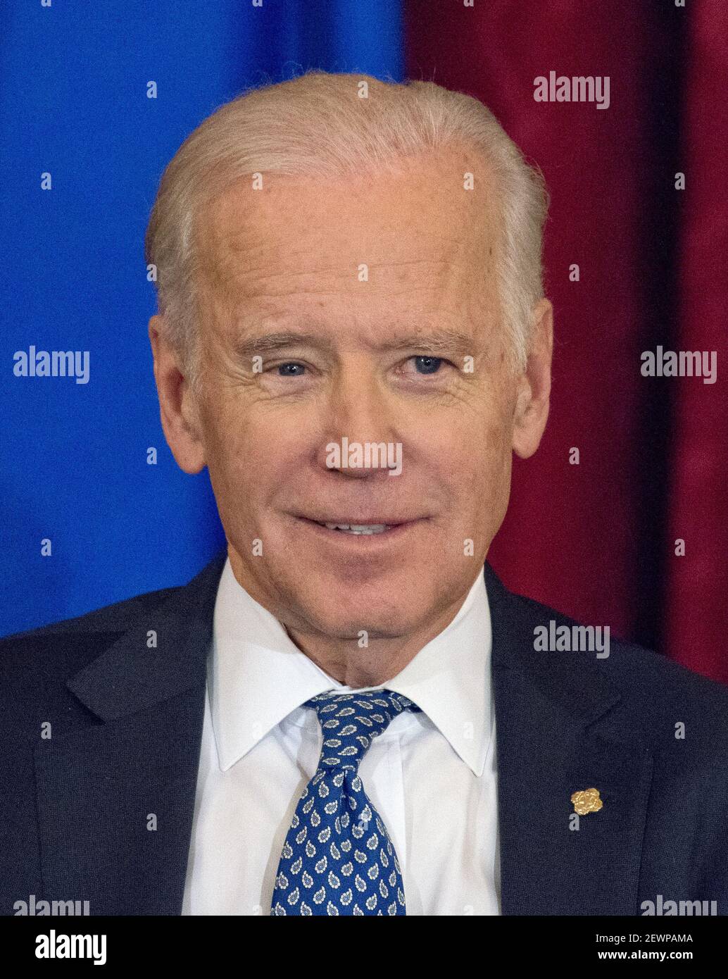US-Vizepräsident Joe Biden nimmt an der Zeremonie Teil, bei der am ...