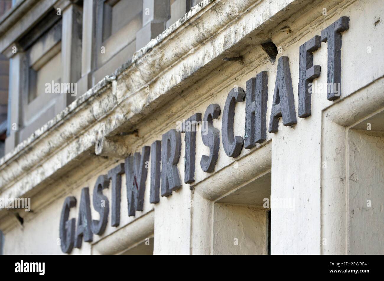 Leipzig, Deutschland. Februar 2021, 24th. Ein verblassender ...