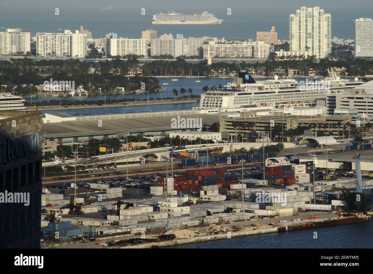 Hafen von miami kreuzfahrtschiffe -Fotos und -Bildmaterial in hoher ...