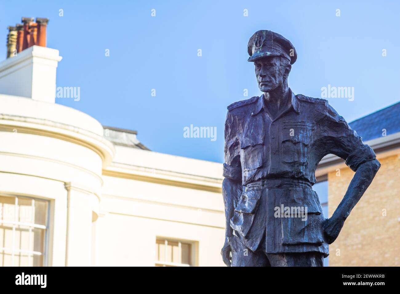 Statue von Lord Louis Mountbatten, Oberster alliierter Kommandant ...
